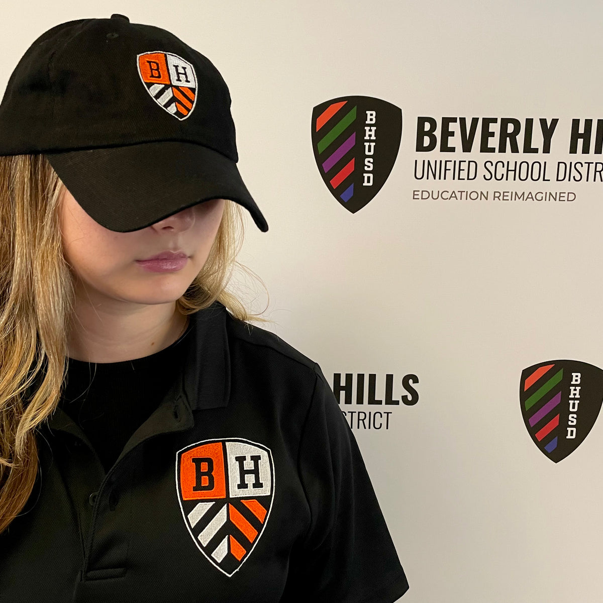Embroidered Cotton Twill Hat (Black) – BHHS Merch Store